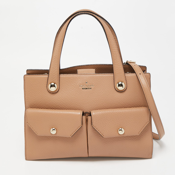 kate spade | Bags | Kate Spade Beige Leather New York Stewart Street ...